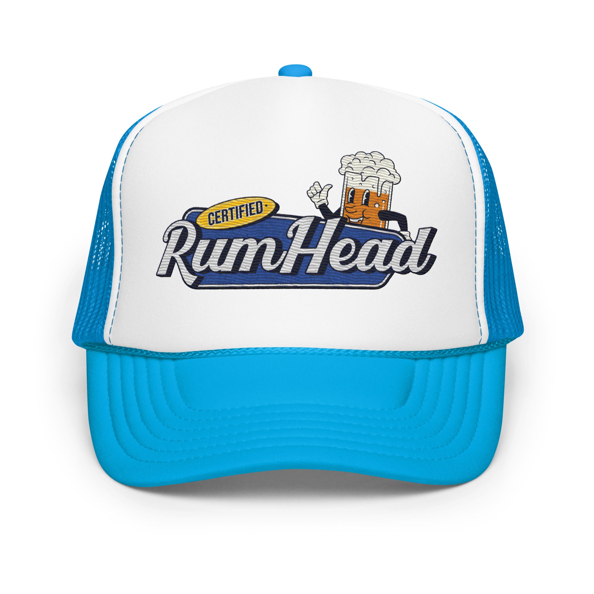 Certified RumHead - Foam Trucker Hat – Island Vagabond